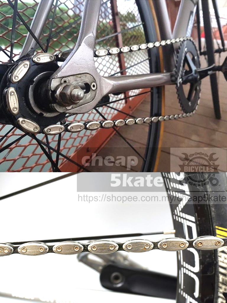 Bicycle Vintage Olive Shape Chain Cycling Bike High End Fixie Chain ...