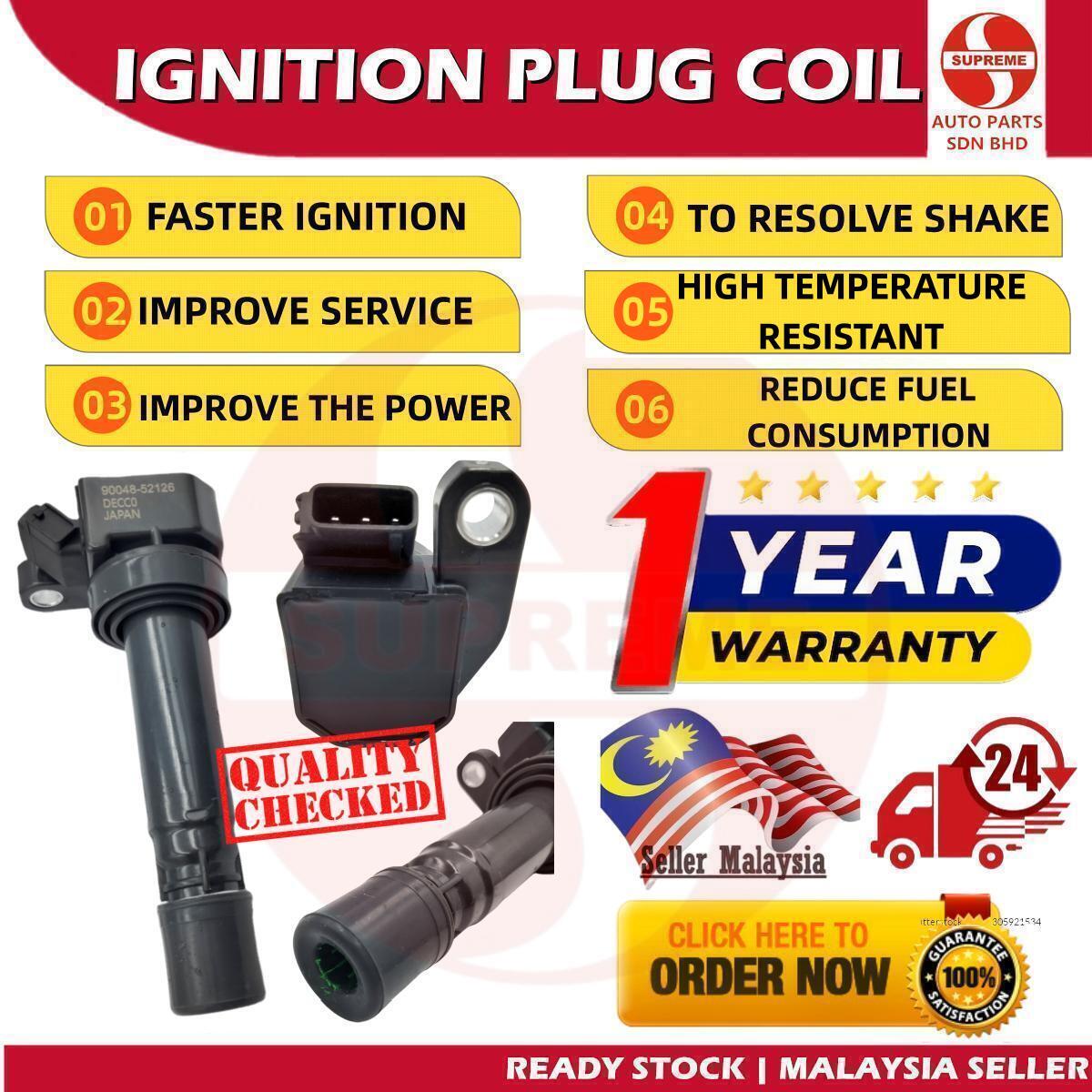 S2U Car Ignition Plug Coil Perodua Kelisa Kenari Viva 660 850 1.0 Spark ...