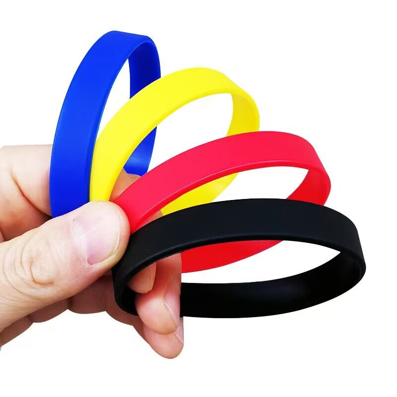 🔥ready stock🔥 10PCS 202x12mm Waterproof Silicon Wristband Wrist Band ...