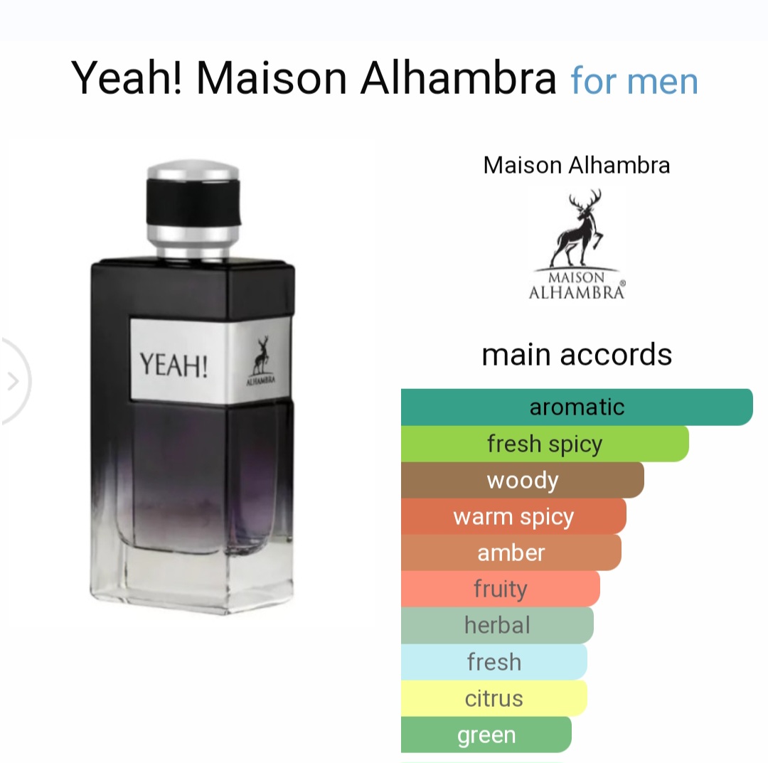 YEAH! EDP Perfume Maison Alhambra 100ML 3.4FL.OZ Super Rich UAE ...