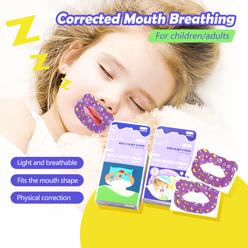 30Pcs/Box Anti Snore Anti-open mouth Breathing Patch Dream Talking Stickers Anti-snoring Mouth ...