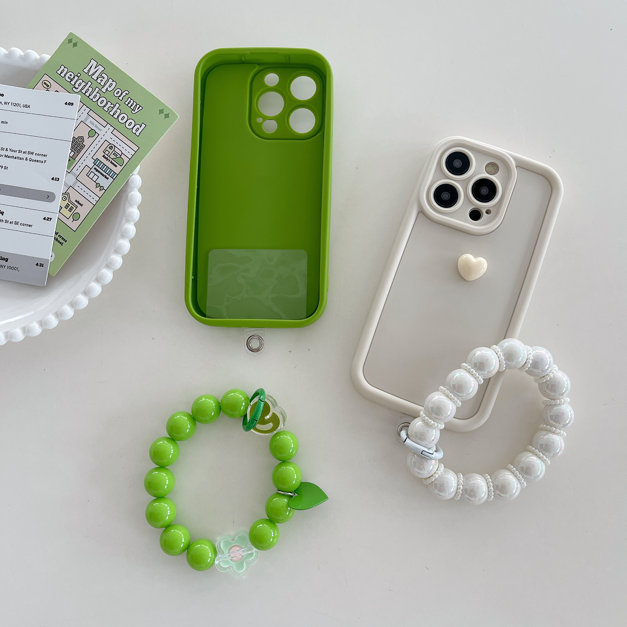 Candy color phone bead bangle accessories cutie beautiful hanging holder lanyard | Shopee Malaysia