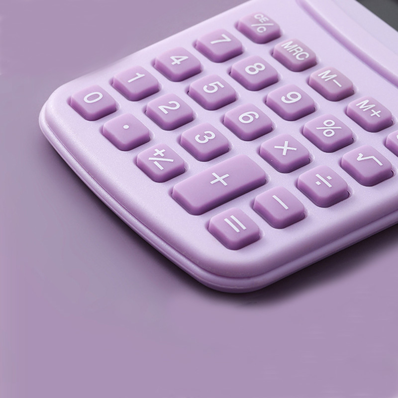 𝐏𝐎𝐂𝐊𝐄𝐓 𝐒𝐈𝐙𝐄 Cartoon Cute Slim Calculator Mini Portable 8-Digit School ...