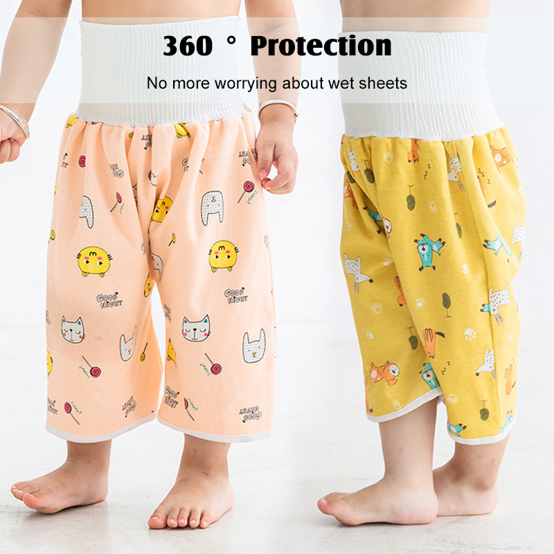 Kids Cotton Training Pants Baby Diaper Pocket Reusable Potty Training ...