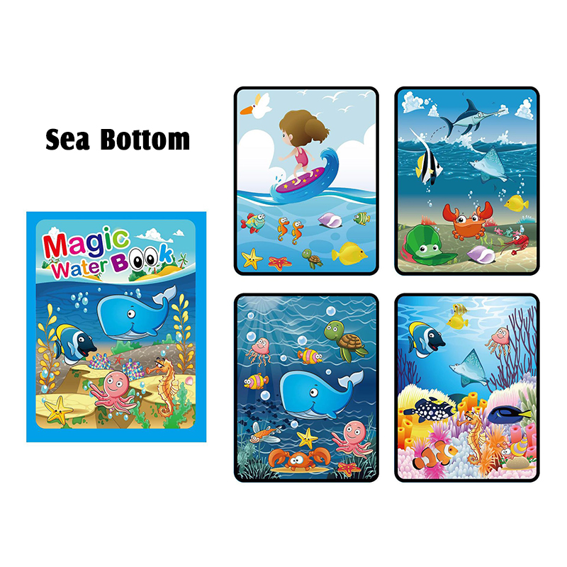 Magic Water Book Painting & Colouring Toys Education Repeatable use ...
