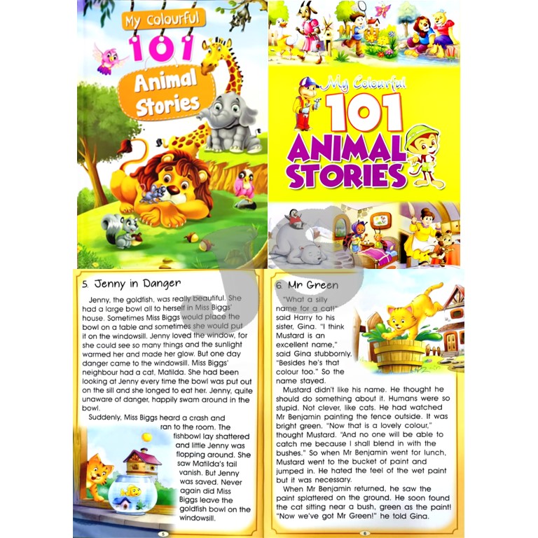 MY COLOURFUL 101 STORIES PADDED STORY BOOK BEDTIME│FAIRY TALES│JUNGLE TALES│SCHOOL STORIES ...