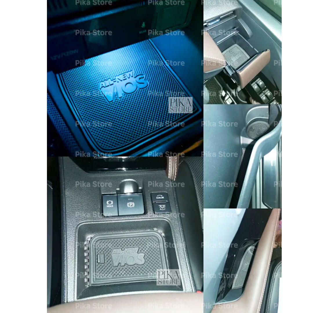 NEW Toyota Vios 2023 Interior Slot Mat Rubber Non-Slip Mat Car ...