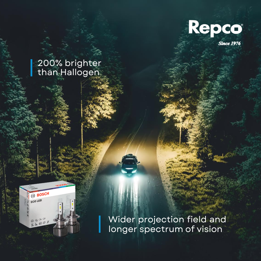 Repco Bosch Eco LED 6500K Headlights Bulb Set H4/H7 (2pcs) | Shopee ...