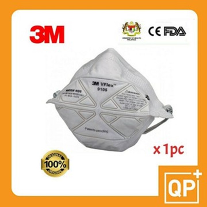 3M VFLEX 9105 N95 PARTICULATE RESPIRATOR FACE MASK MEDICAL FACE MASK ...
