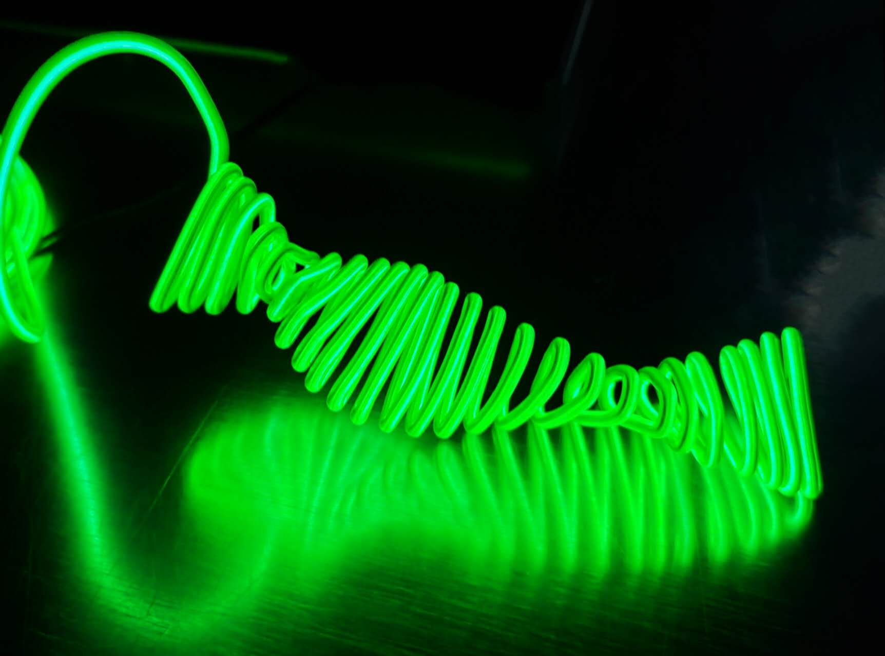 2.8mm Wording Light Strip EL Wire Neon Light With Iron Core Neon Custom ...