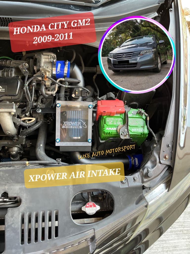 XPower AIR INTAKE Honda City GM2 (09-11) New Air Intake Systems ...