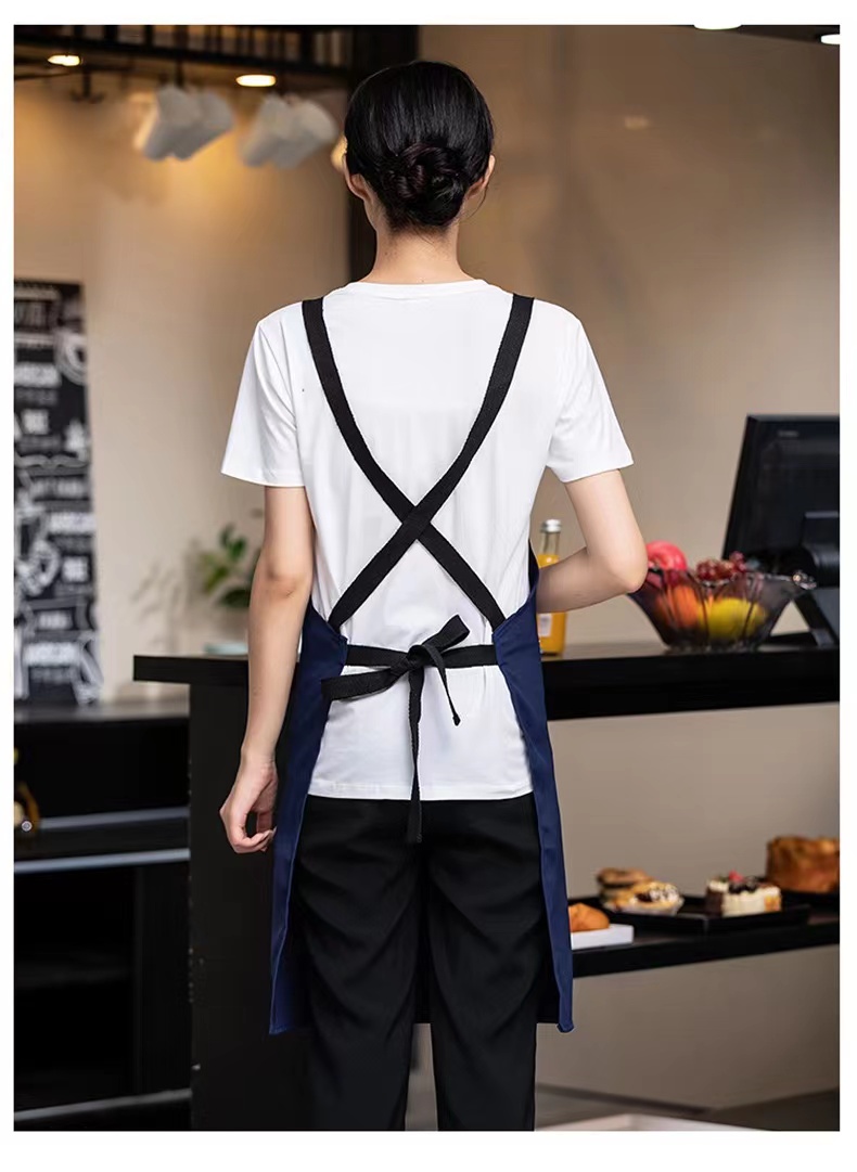 Waterproof Metal Clasp Design Canvas Apron Restaurant Chef Apron ...