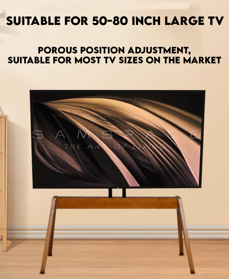 SAMSPACE Wooden TV Stand Artemis/Floor Art Stand/Easel Stand (45kg ...