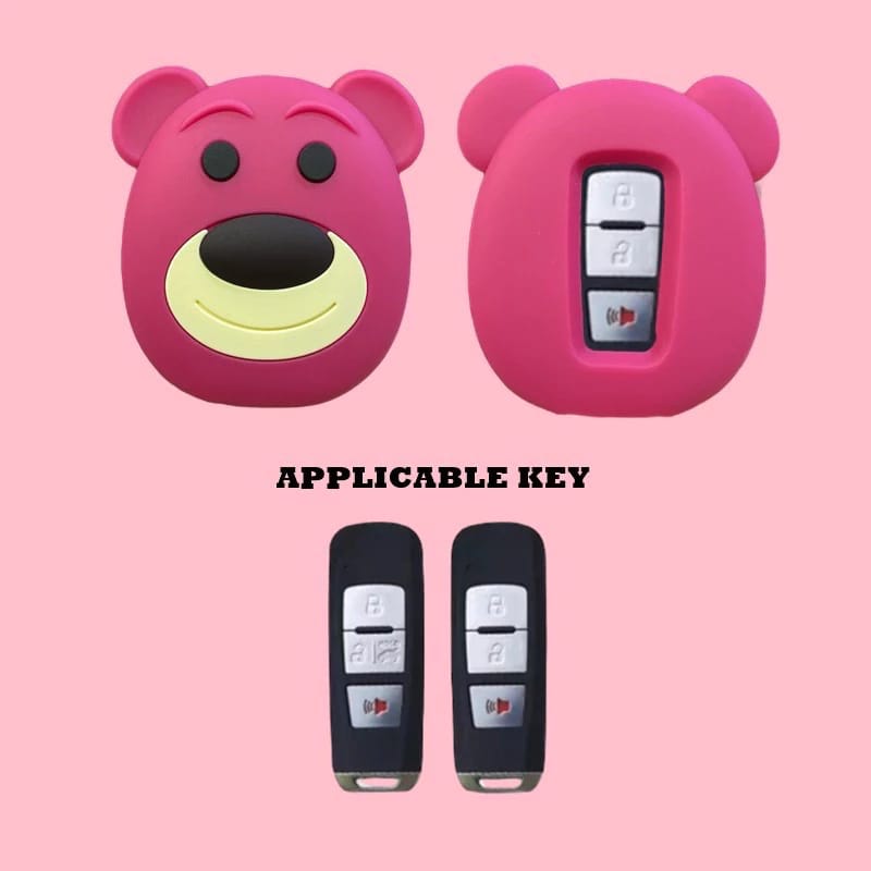 Proton Car Alarm Remote Smart Keyless Cartoon Design Key Cover Sarung ...