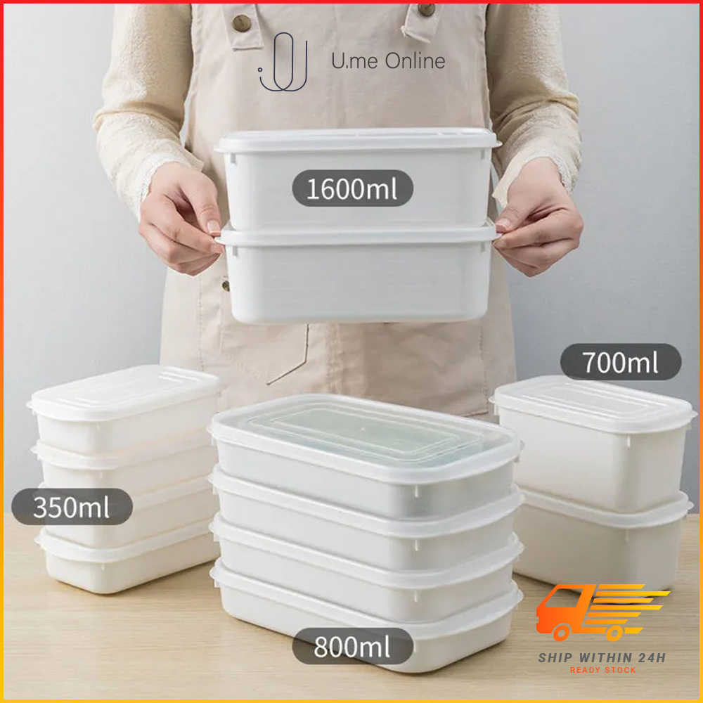 U.me Japanese Fresh-keeping Box Food-Grade Refrigerator Storage Box for ...