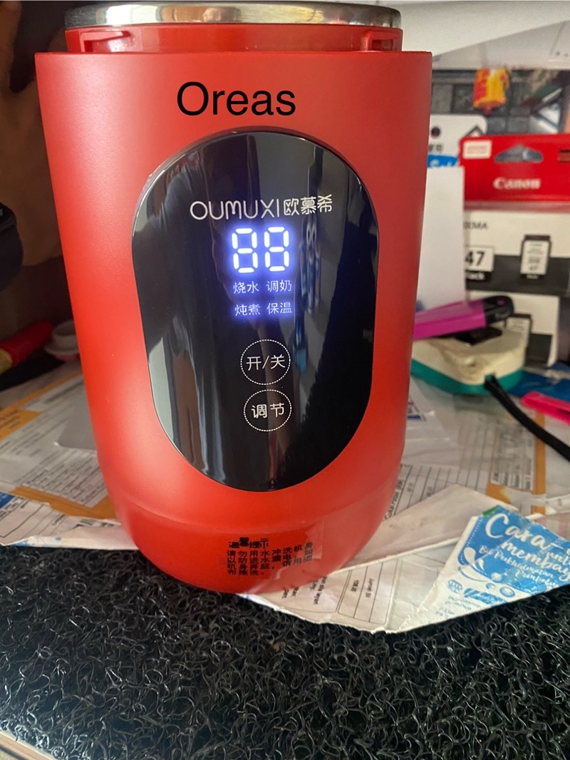 OREAS 304 Kettle Electric Thermos Pot, Cooker Healthy Pot Travel ...