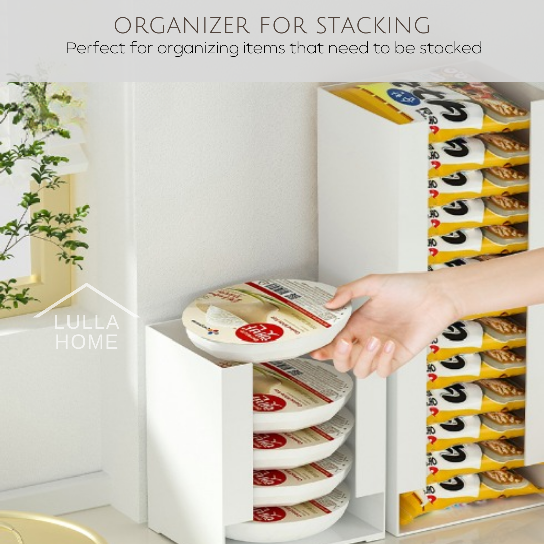 LullaHome Kitchen Cabinet Instant Noodle Storage Organizer Pantry ...