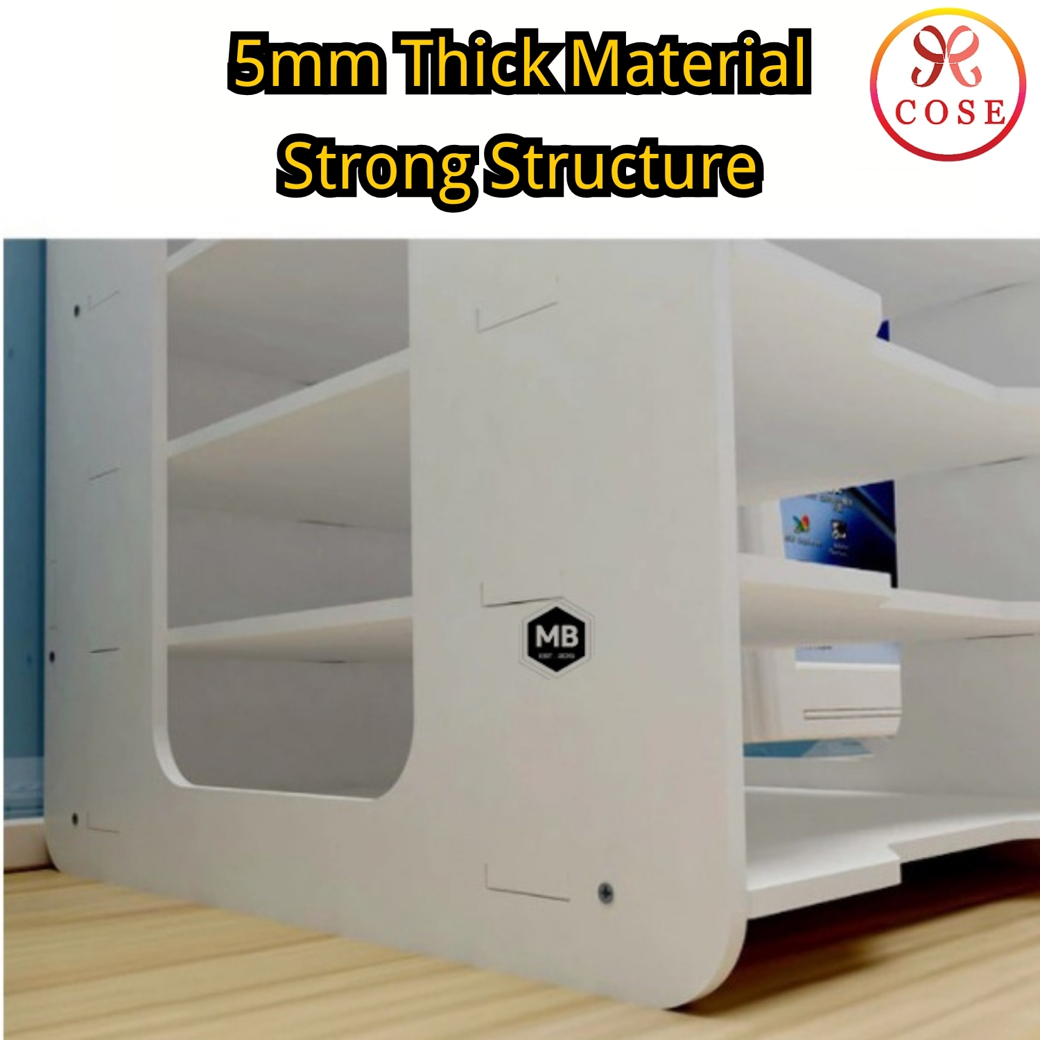 COSE Document Rack Office Table Storage File Organizer Document Rak A4 ...