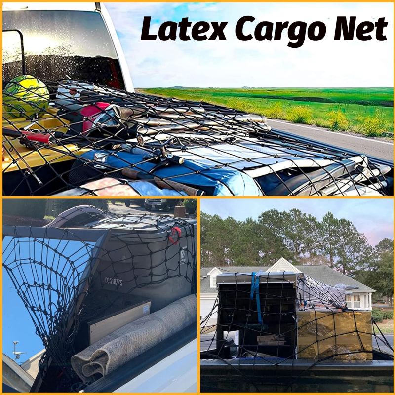 Cargo Net 120*180cm Bungee Cord 4x4 Pickup Truck Cargo Net Car Roof ...