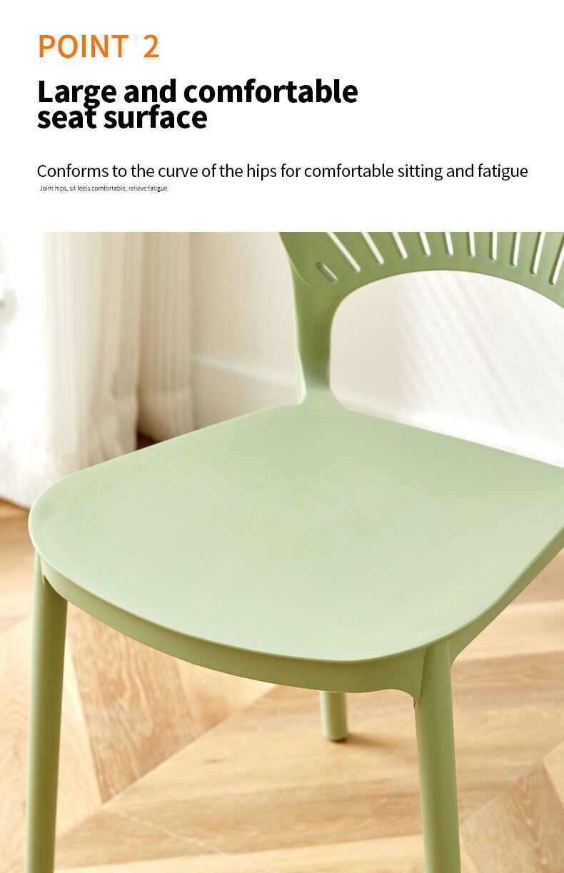 Nordic Candy Chair Plastic Chair Cafe Chair Dining chair study chair ...