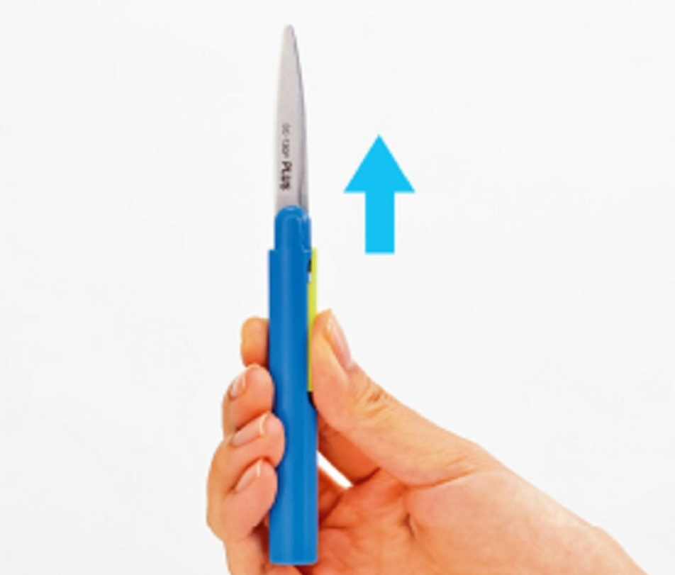 PLUS Portable Scissors Twiggy Fluorine Coated SC 130PF | Shopee Malaysia