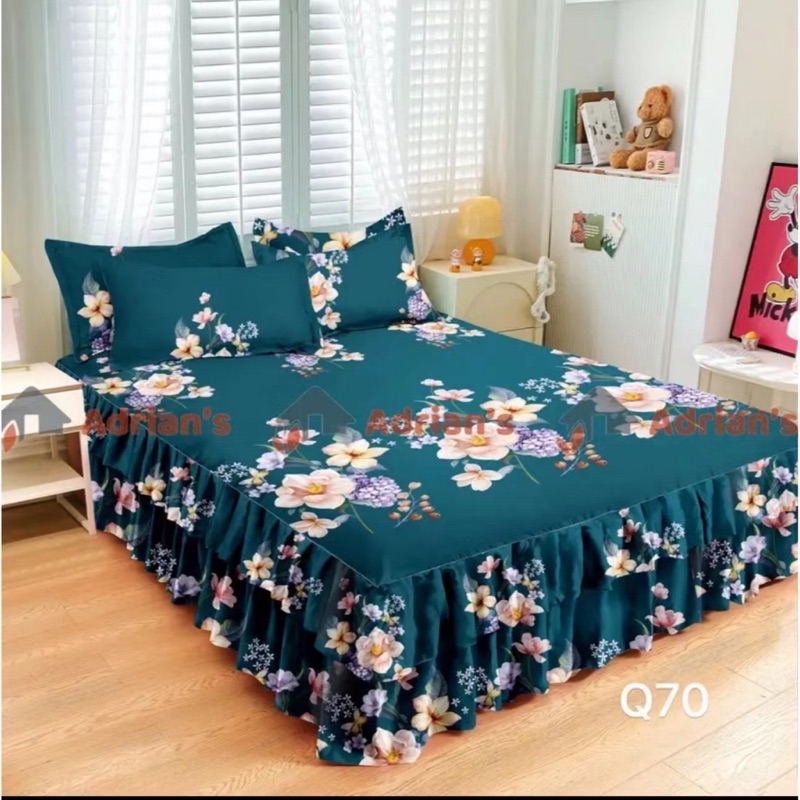 Ready Stock 3-in-1 Set KING size ROPOL CADAR bed Sheet/cadar king murah ...