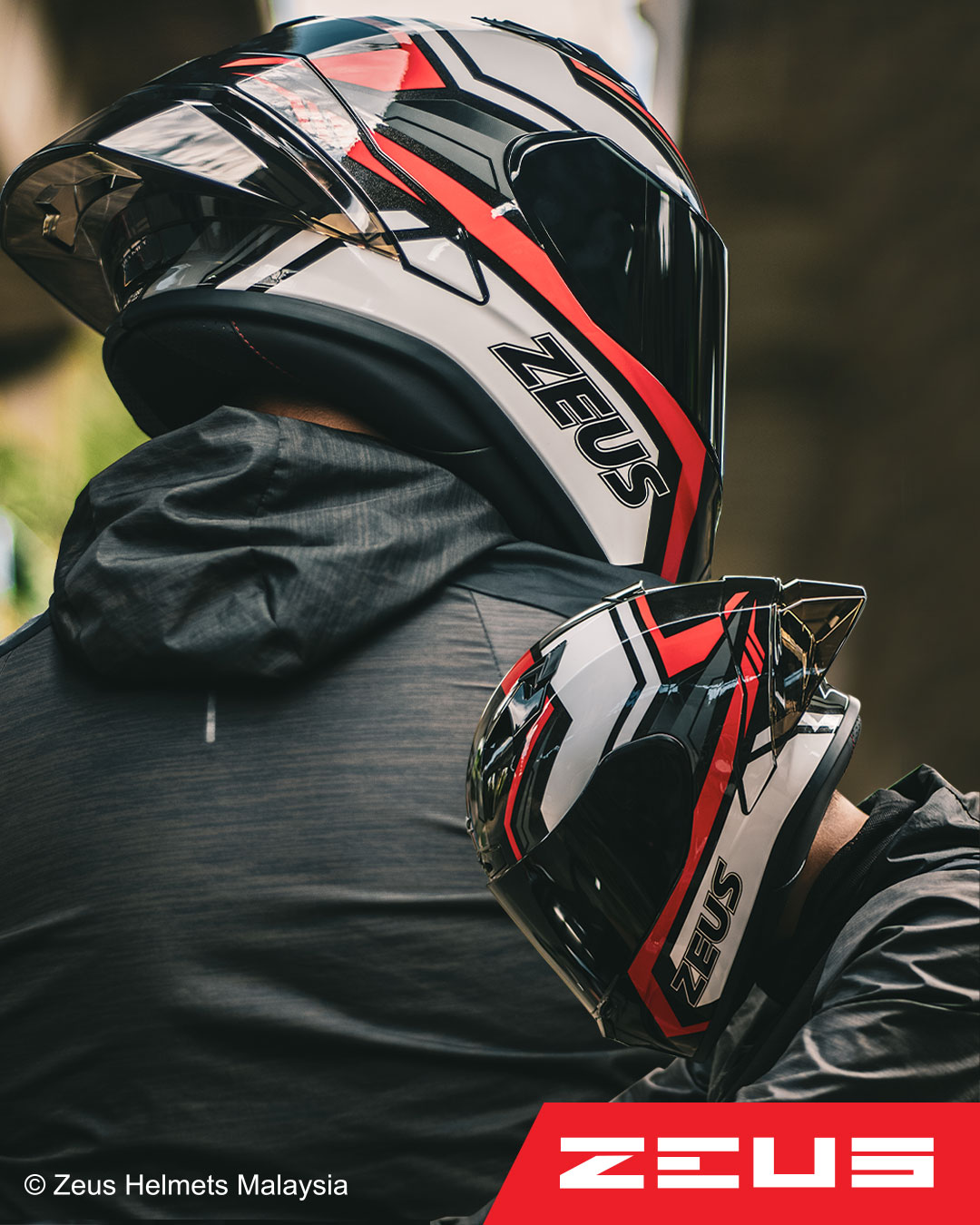 ZEUS HELMETS ZS-826 (FREE MERCHANDISE) FULLFACE | Shopee Malaysia