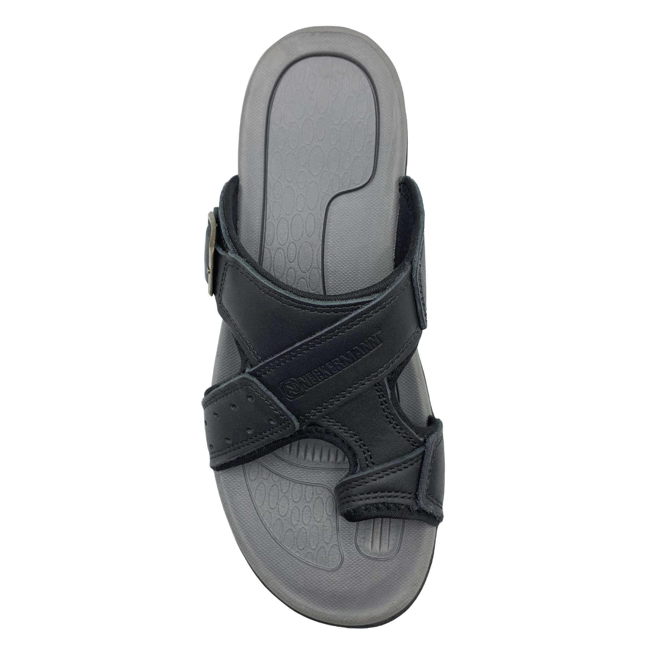 Neckermann Men's Wayfarer Hallux Premium Slides Sandals in Genuine Oil ...