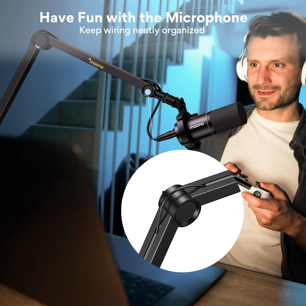 MAONO BA91 / BA90 MICROPHONE BOOM ARM STAND MIC HOLDER MICROPHONE STAND ...