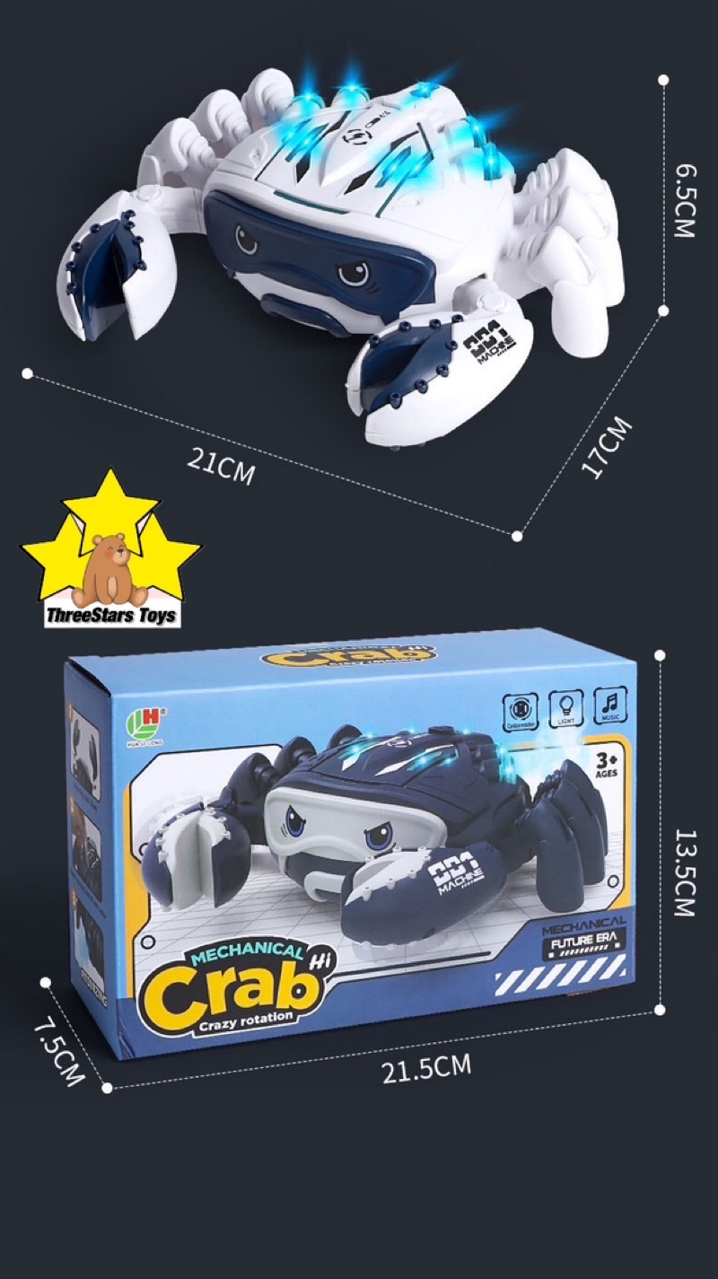 Mechanical Crab Spray Mist Walking Crab Toys Electric Robot Crab Kids ...