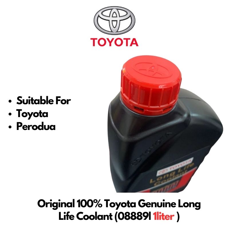 Original 100% Toyota Genuine Long Life Coolant (08889l 1liter ) | Shopee Malaysia