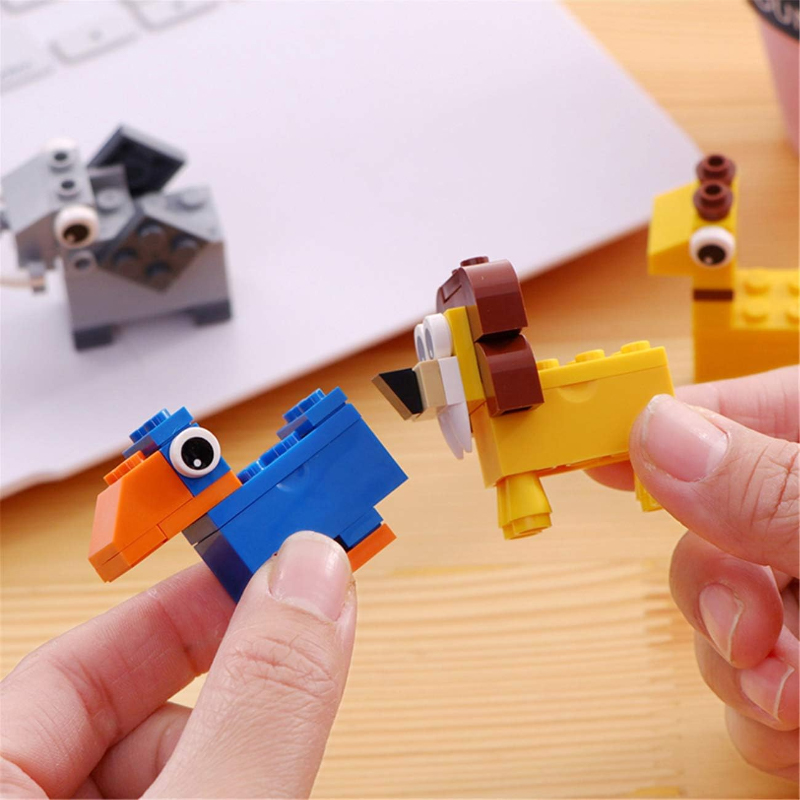 𝗠𝗜𝗡𝗗 𝗥𝗘𝗙𝗥𝗘𝗦𝗛 》DIY Puzzle Pencil Sharpener Creative Lego Color Pencils ...