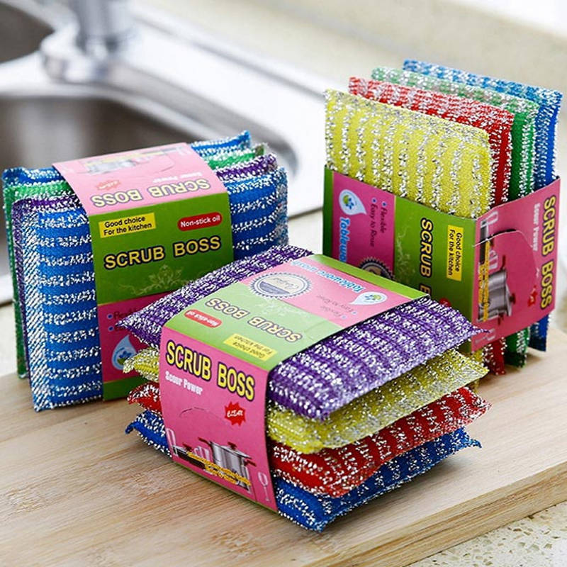 Span Basuh Pinggan Mangkuk Sponge Pencuci Pinggan Scrubbing King Magic ...