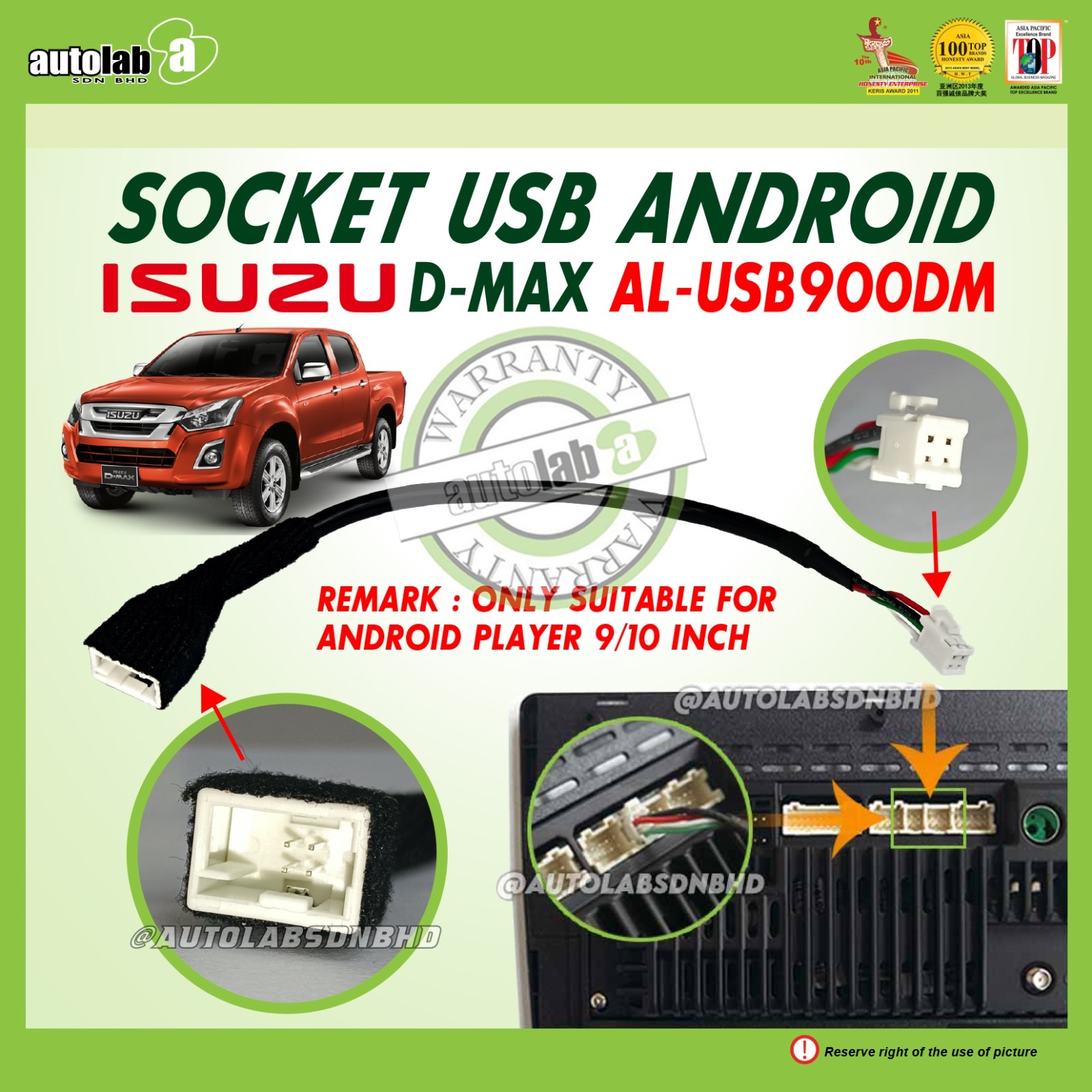 Isuzu DMAX Socket USB Android AL-USB900DM | Shopee Malaysia