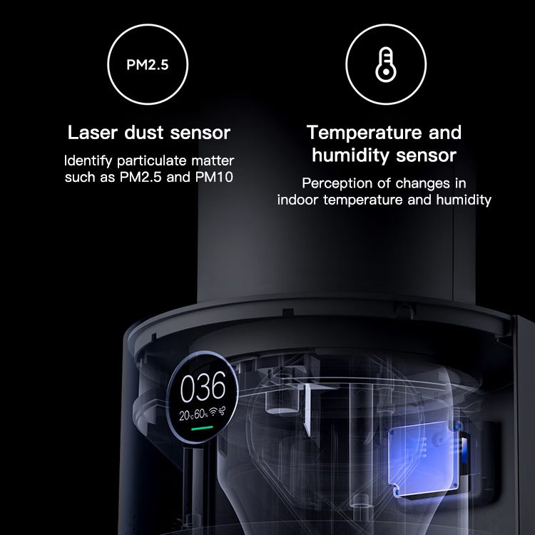 DAEWOO F9 Max F30 PRO AM06 Leafless Fan Air Purification No-blade Super ...