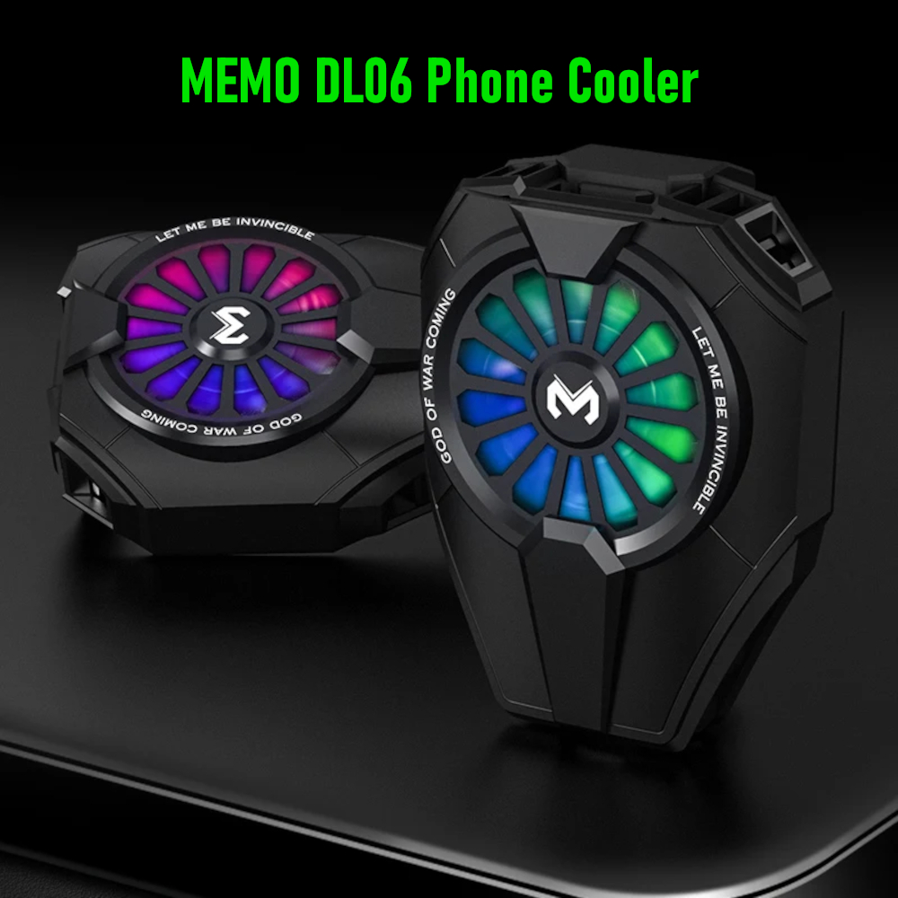 MEMO Phone Cooler DL06 Mobile Gaming Cooling Fan Radiator Handphone ...
