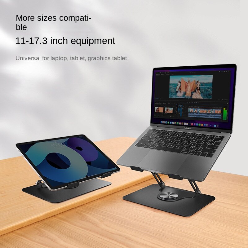 360°Rotating Laptop Stand Foldable Laptop Stand Height Adjustable ...