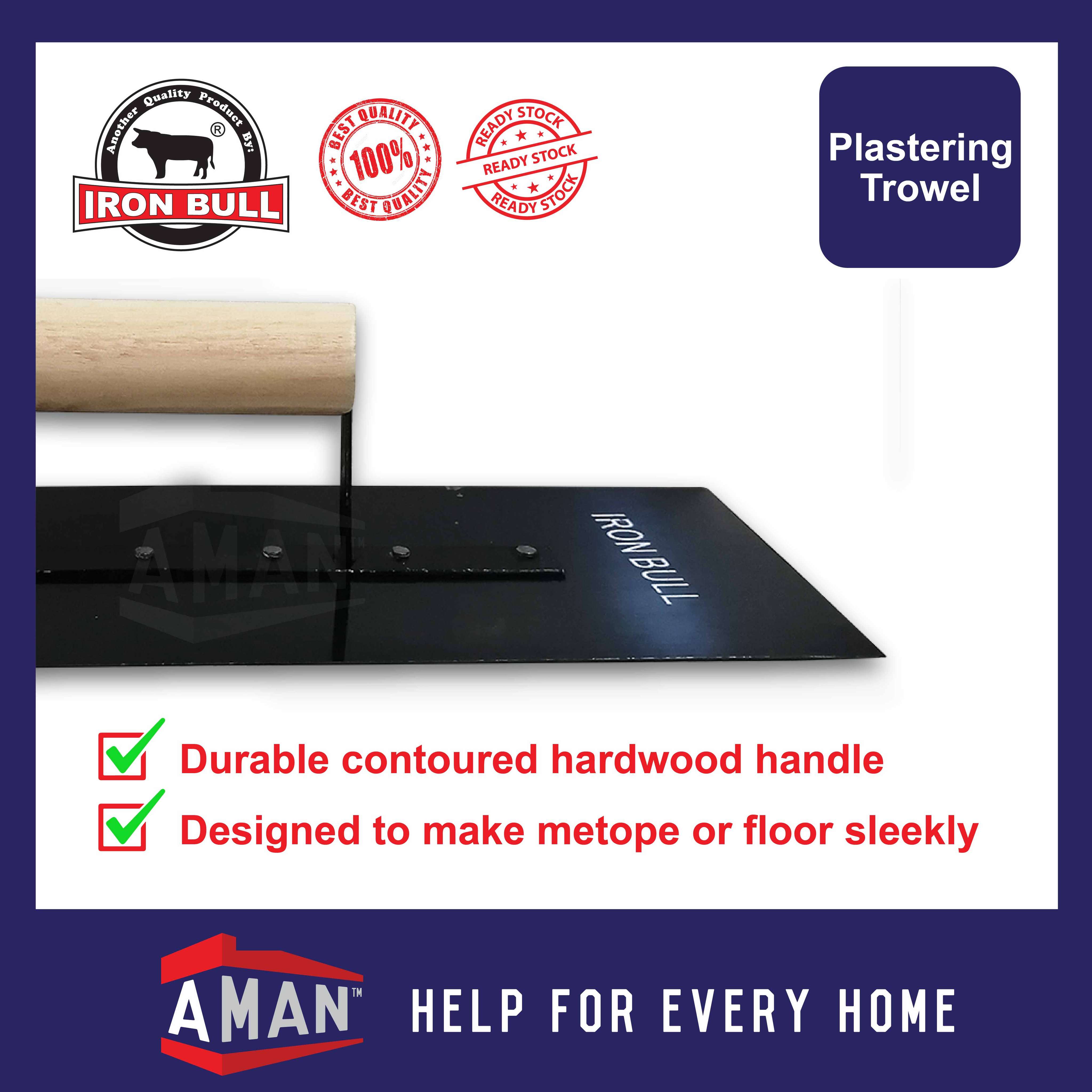 IRON BULL Plastering Trowel Cement Trowel Plaster Trowel Tile ...