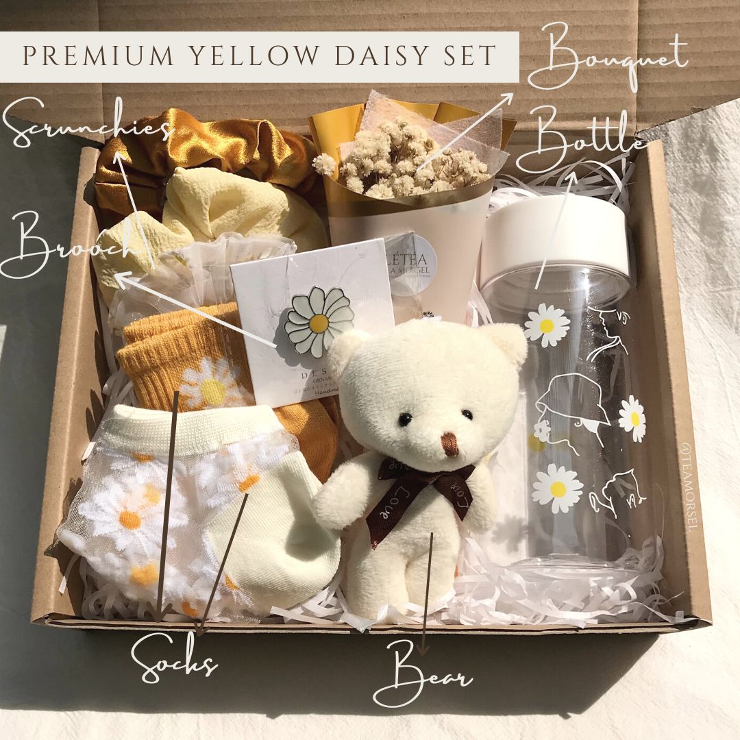GIFT SET PREMIUM Daisy Set/Friendship/Birthday/Anniversary/Graduation ...