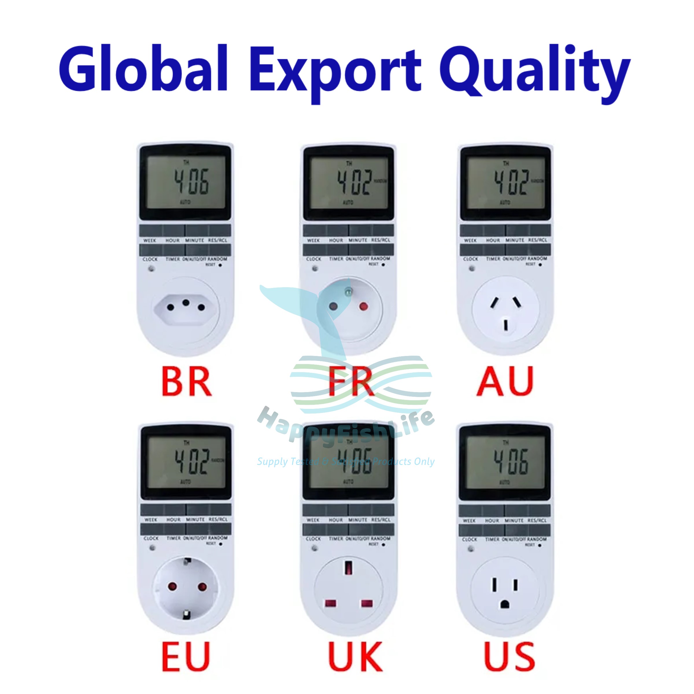 Digital Timer Switch Aquarium Home Kitchen UK 3-pin Plug 12/24 Hours ...