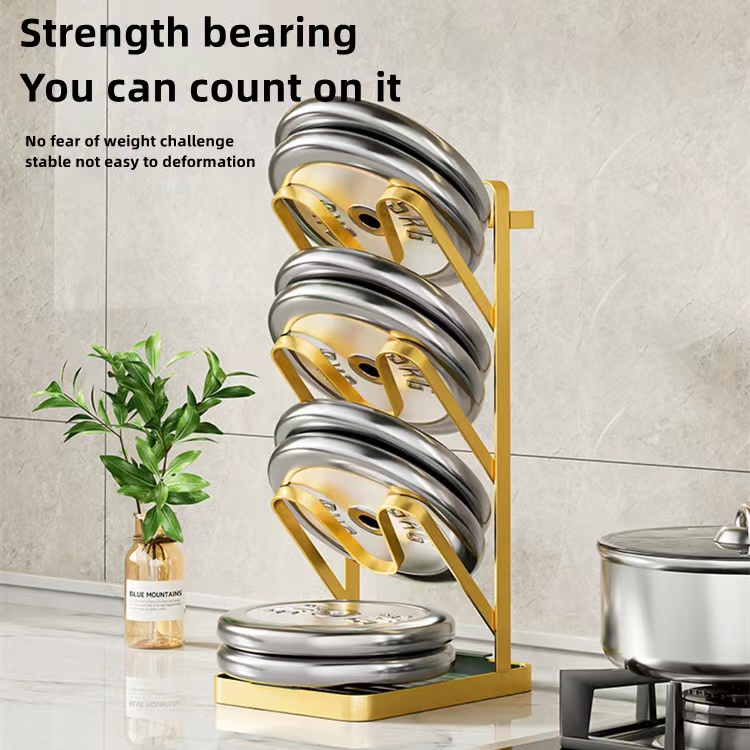High Quality stainless steel Pot Cover chopboard Kitchen Storage Racks ...