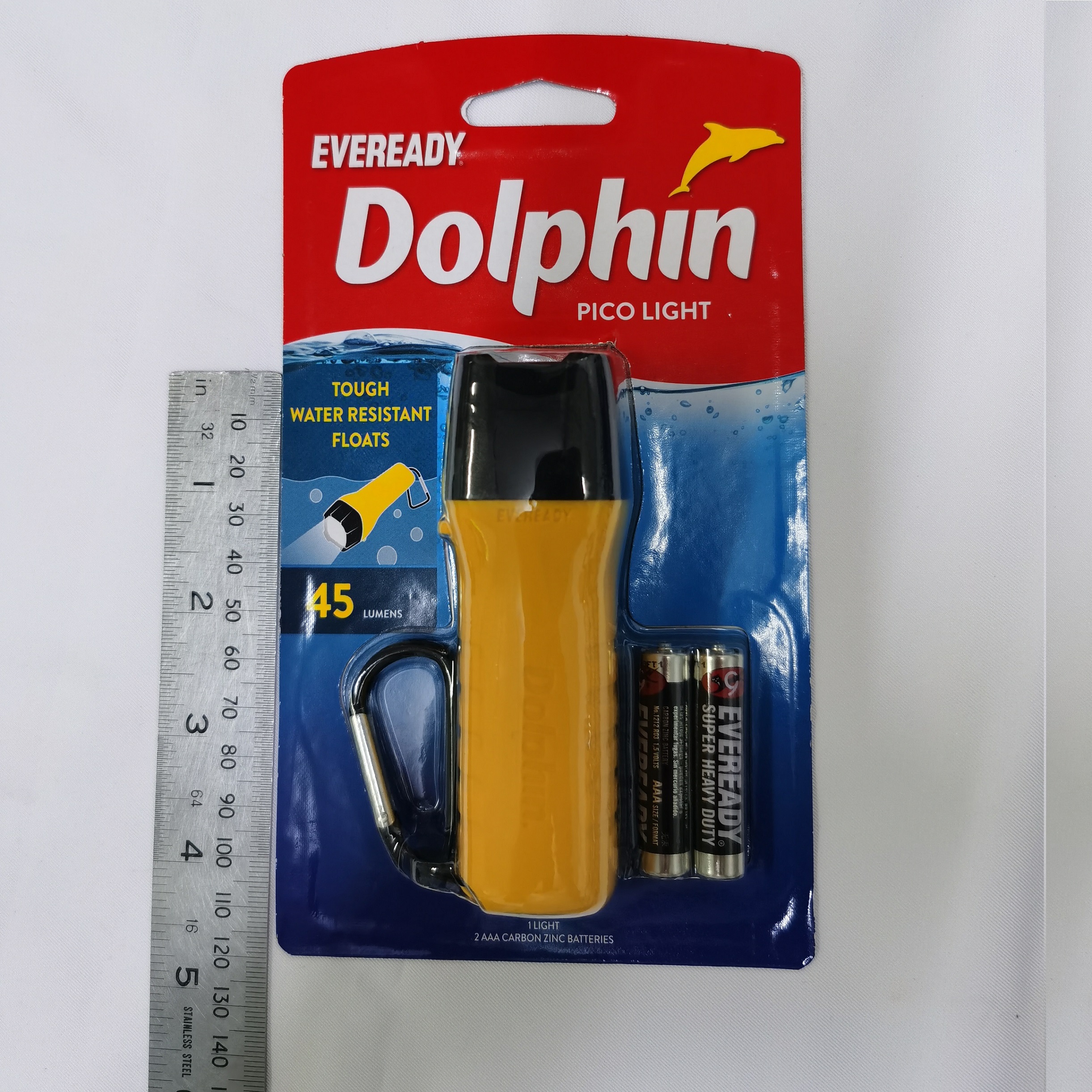 ORIGINAL : EVEREADY LED TORCH LIGHT with 2AA/2D/2AAA SIZE BATTERY 2'S ...