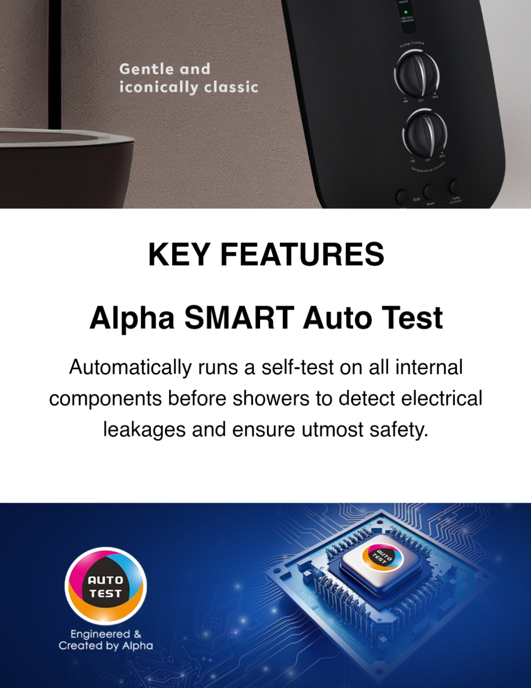 ALPHA SMART 18i/E Plus Rainshower DC Pump or Non Pump Instant Water ...