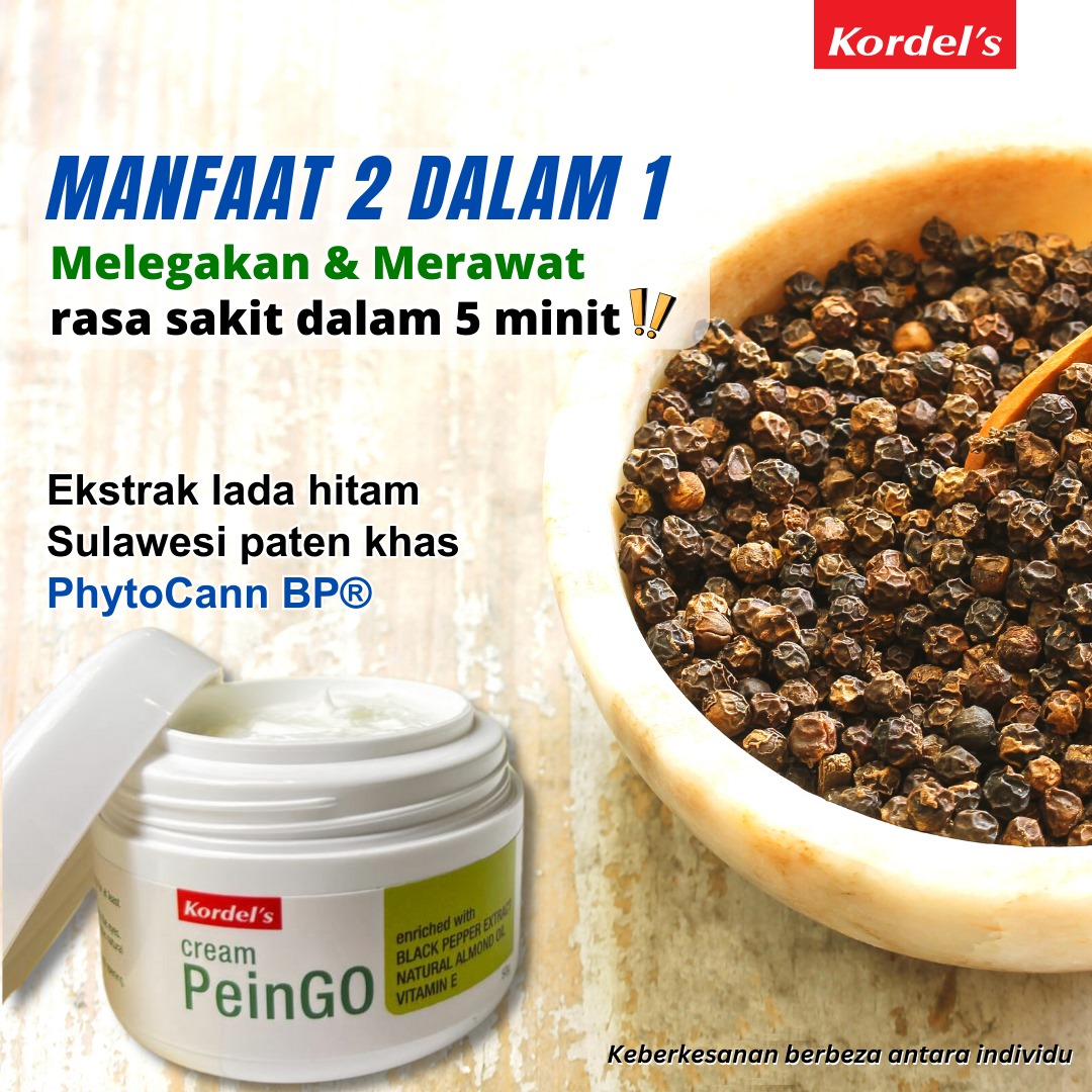 Kordel's PeinGo Cream PhytoCann BP Black Pepper To Relieve Joint ...