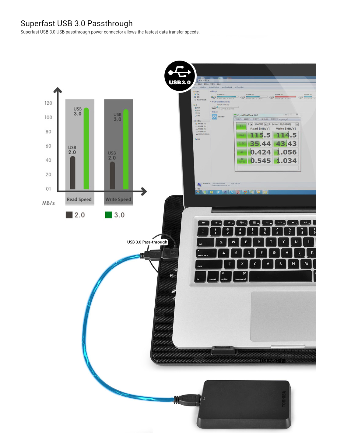 DeepCool U Pal Laptop Cooler # DP-N214A5-UPAL | Shopee Malaysia