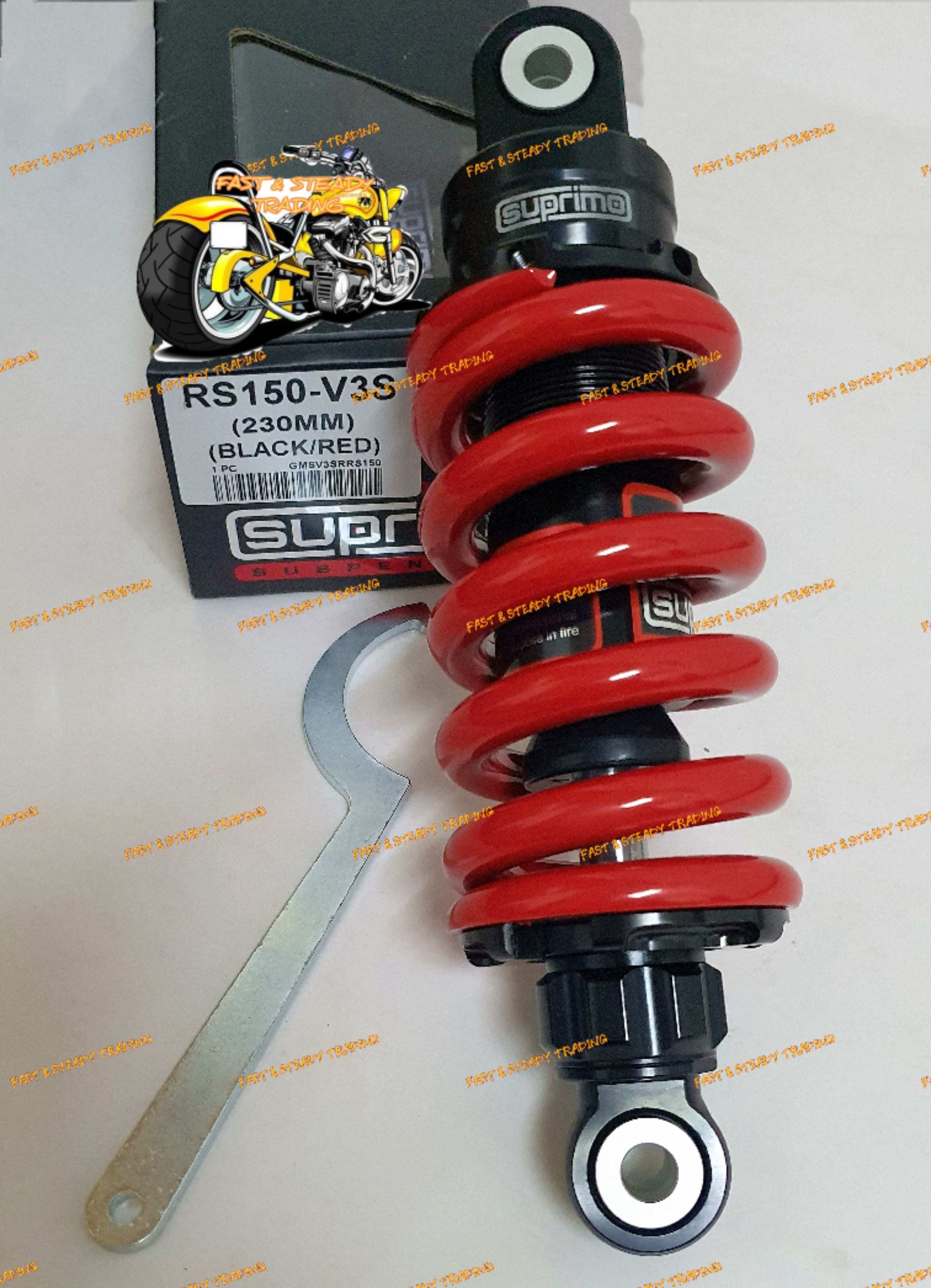 SUPRIMO ADJUSTABLE GAS MONOSHOCK V2/ V3S/ WITH TANK 200MM LC135/ 205MM Y15ZR/ 230MM RS150/ 250MM ...