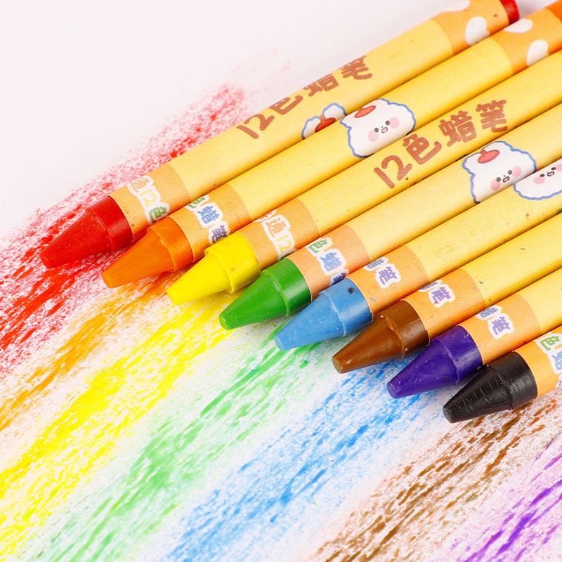 𝗣𝗢𝗥𝗧𝗔𝗕𝗟𝗘 𝗖𝗥𝗘𝗔𝗧𝗜𝗩𝗜𝗧𝗬 》12 Colors Crayon Set Coloring Drawing Color Pen ...