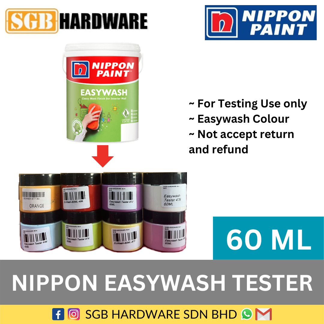 Nippon Paint Tester / Cat Tester -Wall Painting Tester / Color Wall ...