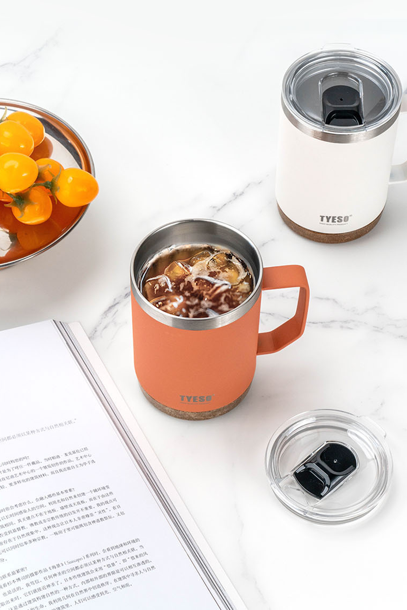 【AUTHORIZED DEALER】Tyeso Thermal Cup With Handle Grip 530ml/710ml Insulated Flask Vacuum Tumbler ...