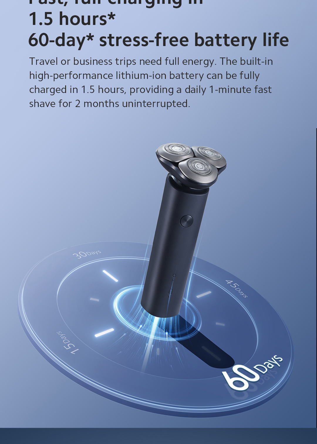 Xiaomi Electric Shaver S101 Global Version Type-C port/water resistant ...